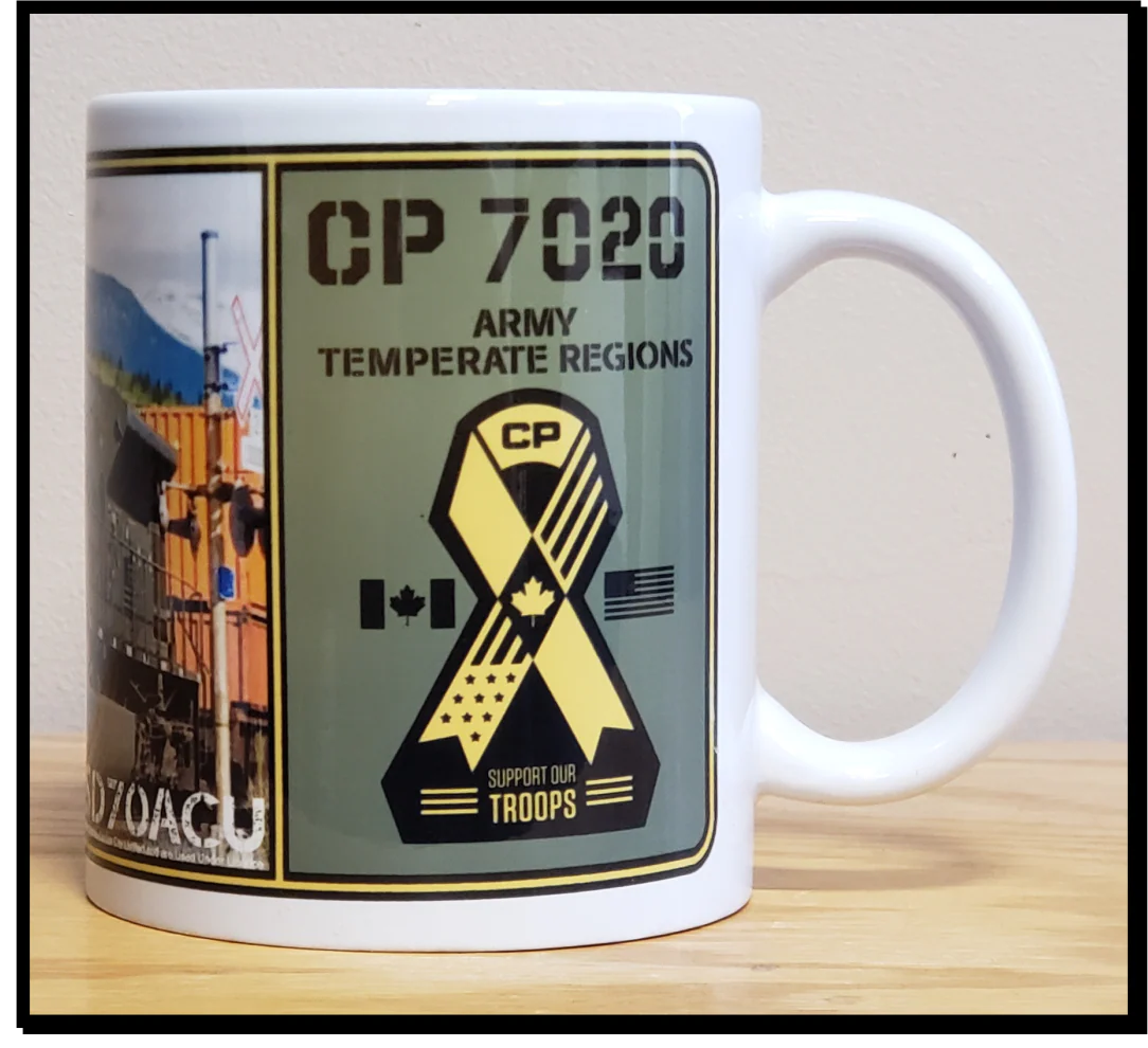CP 7020 Army Temperate Regions Mug – Revelstoke Railway Museum